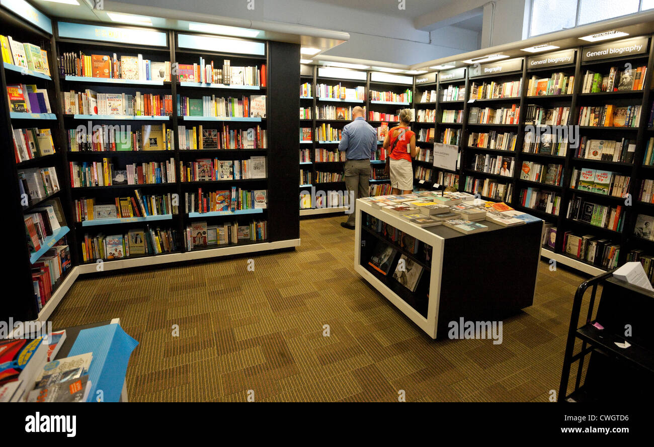 Bookshop interior, London, England, UK Stock Photo - Alamy