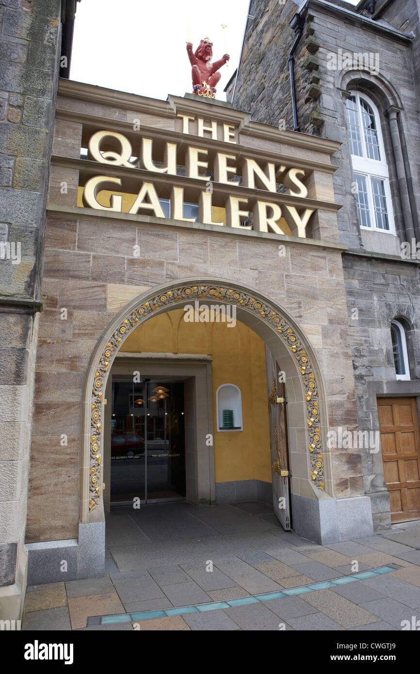 the queens gallery palace of holyroodhouse edinburgh, scotland, uk ...