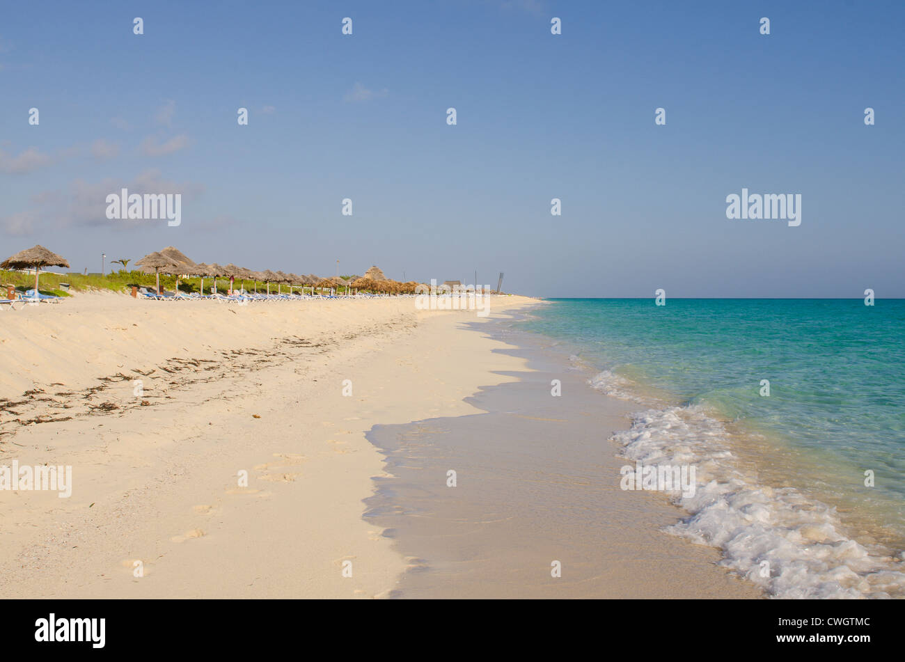 Beach at Sol Cayo Santa Maria Resort, Cayo Santa Maria, Cuba Stock ...