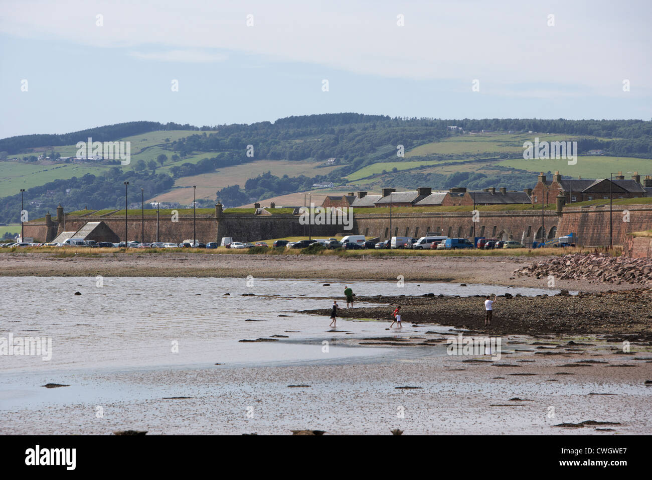 beach and shoreline between ardersier and fort george highland Scotland ...