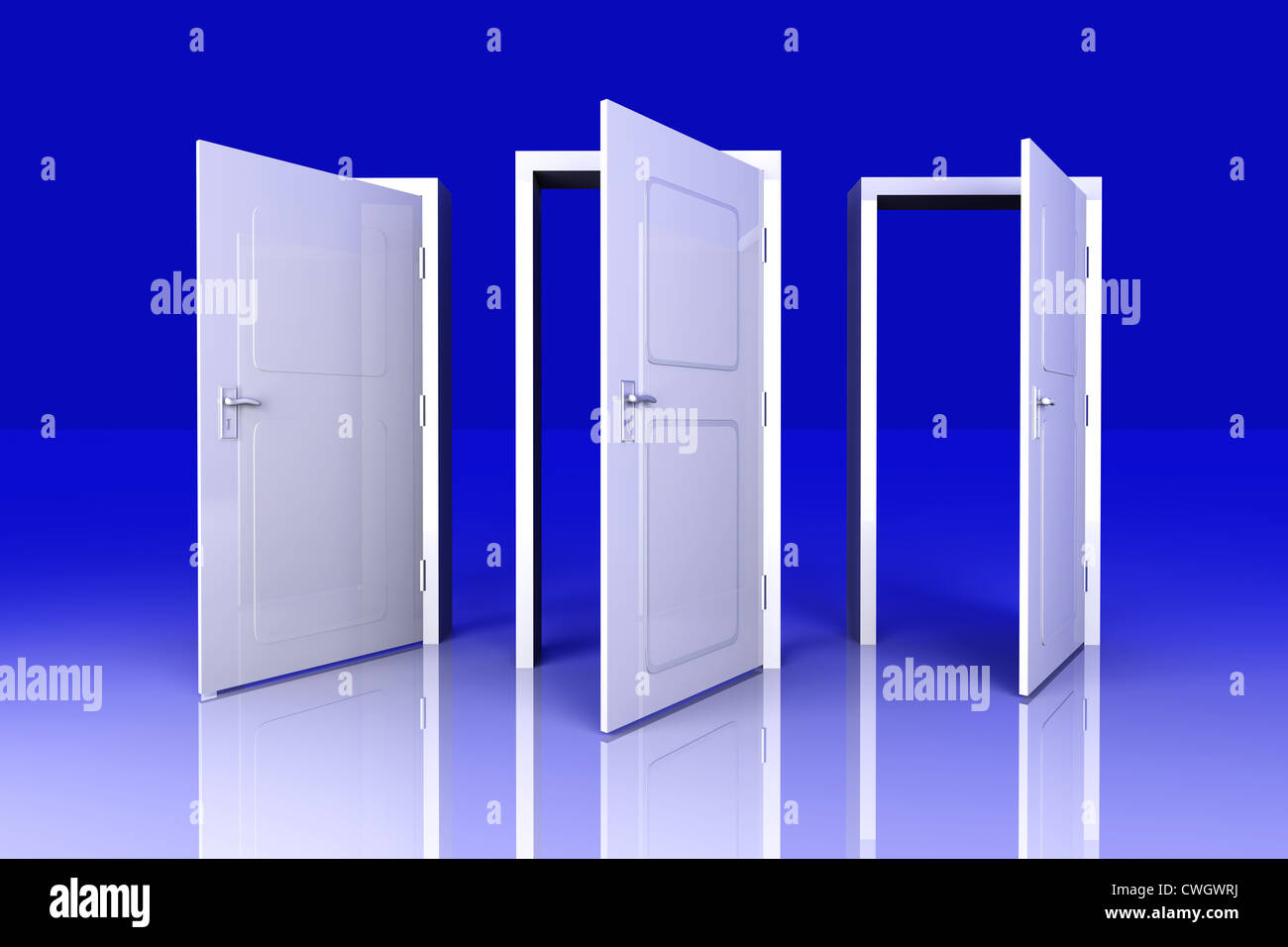 All Doors are opened for you Stock Photo - Alamy