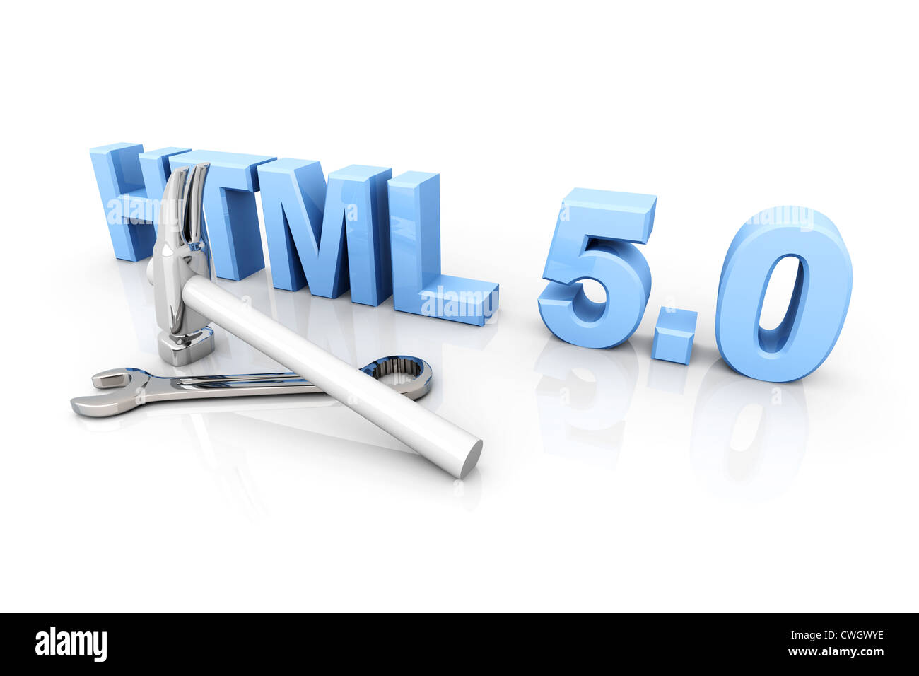 HTML 5.0 tools Stock Photo - Alamy