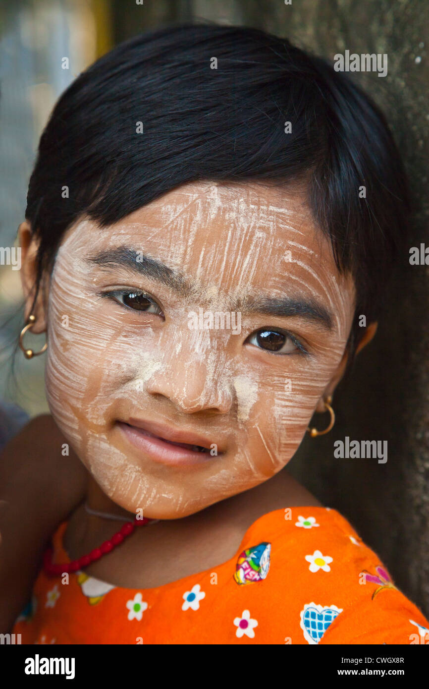 BURMESE CHILDREN on the historic island of INWA which served as the ...