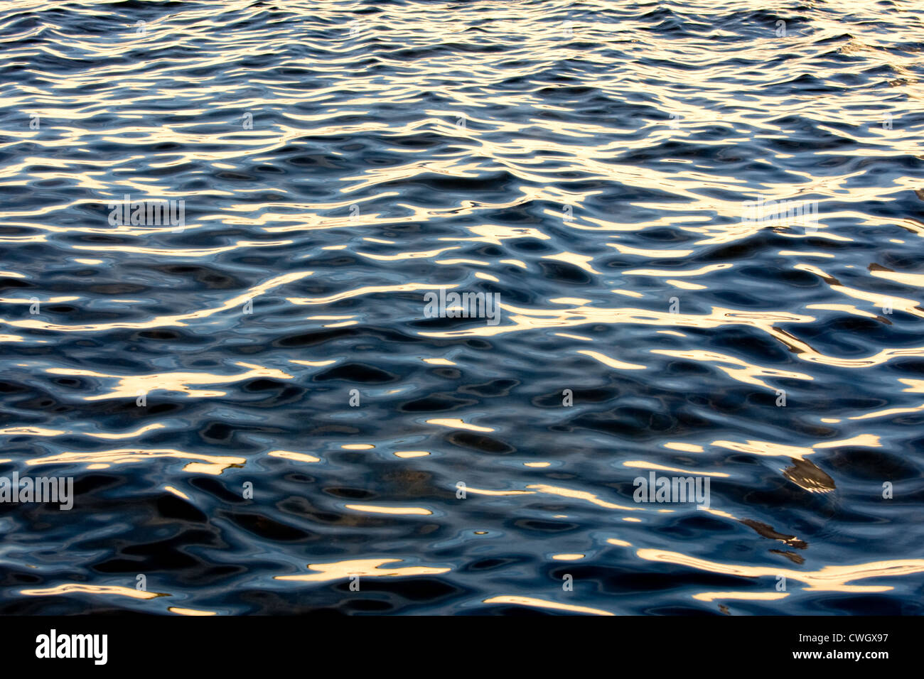 Sunset sea ocean water ripples hi-res stock photography and images - Alamy