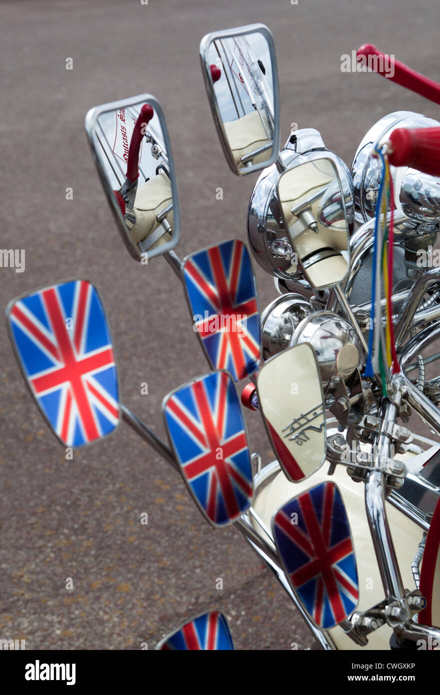 Lambretta scooter mirrors hi-res stock photography and images - Alamy