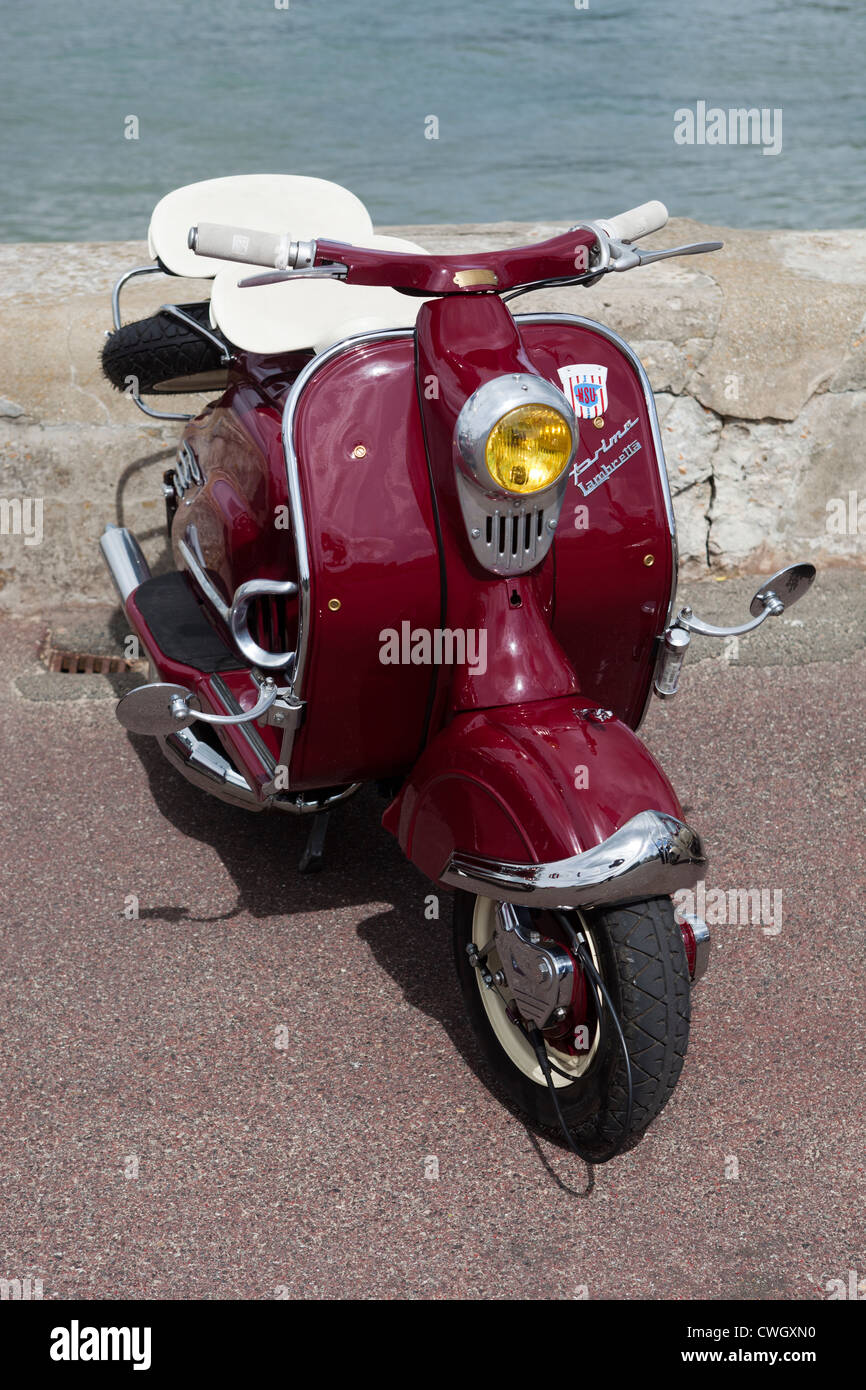 Classic Lambretta Scooter Stock Photo - Alamy