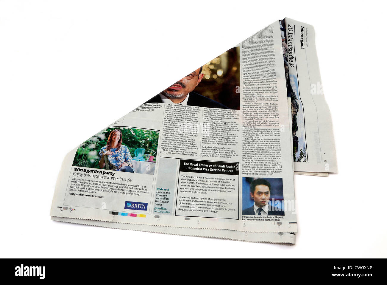 Advert papers Cut Out Stock Images & Pictures - Alamy