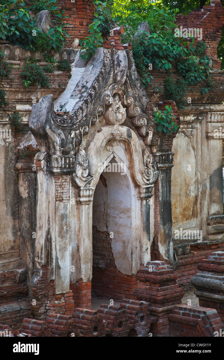 Old PAGODAS at TAUNG MIN GYI PAGODA in AMARAPURA the old Royal Capital ...