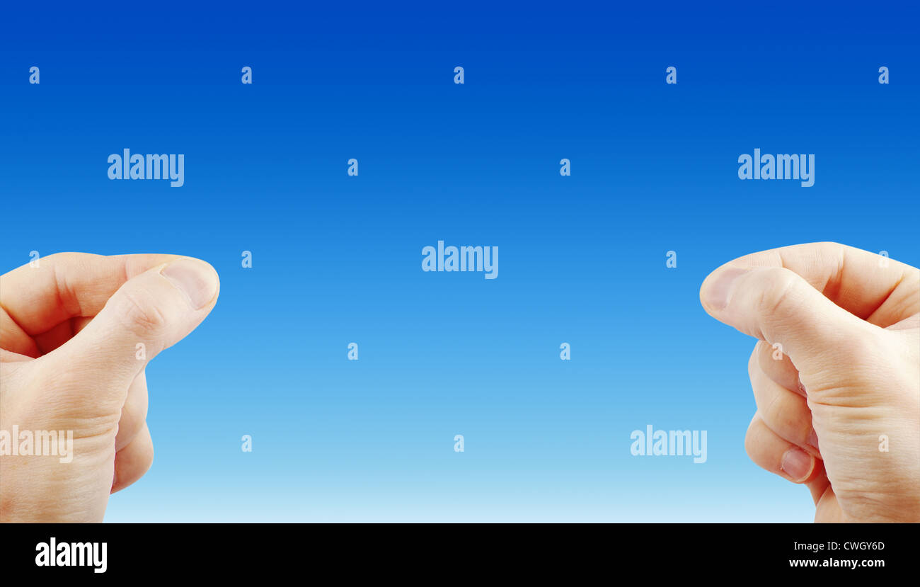 well shaped male hand and arm holding for something Stock Photo - Alamy