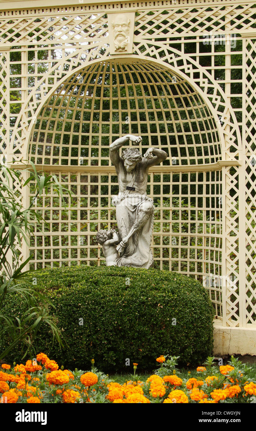 Satyr statue hi-res stock photography and images - Alamy