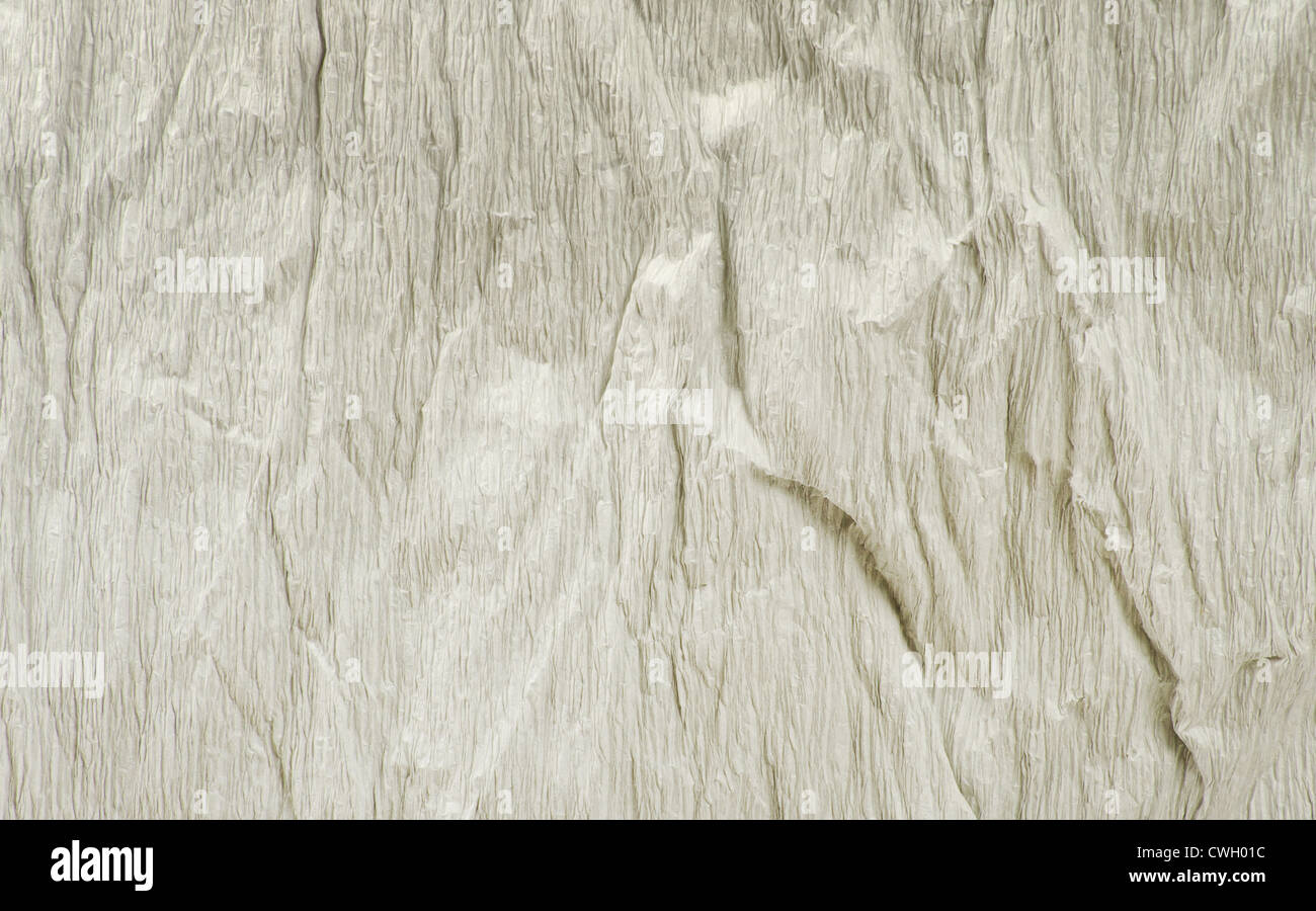 Crumpled light gray paper Stock Photo - Alamy