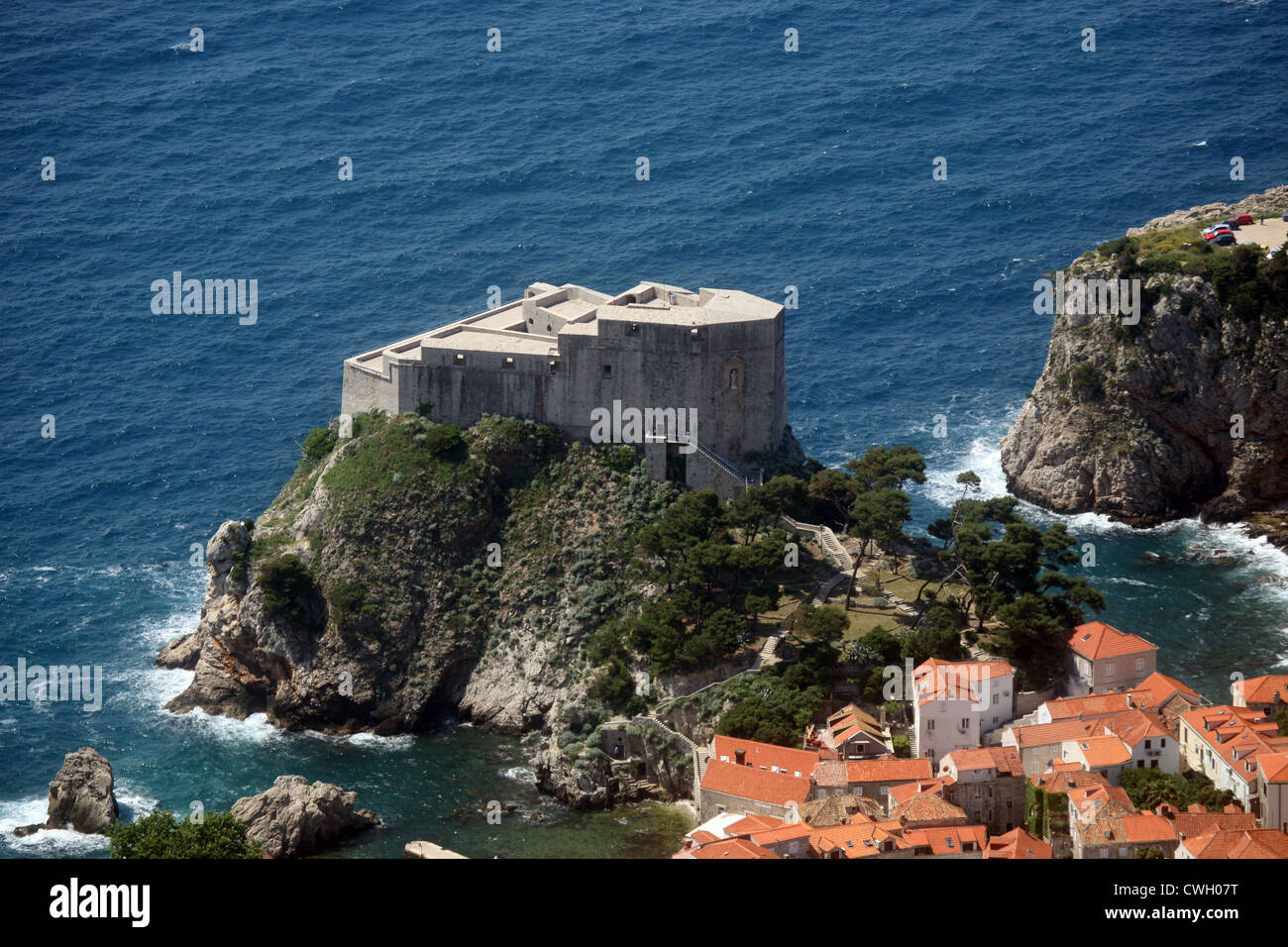 Lovrijenac Fort, Dubrovnik Stock Photo - Alamy
