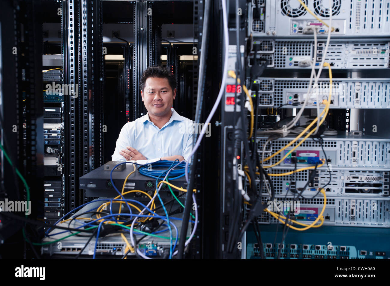 Server room management hi-res stock photography and images - Alamy