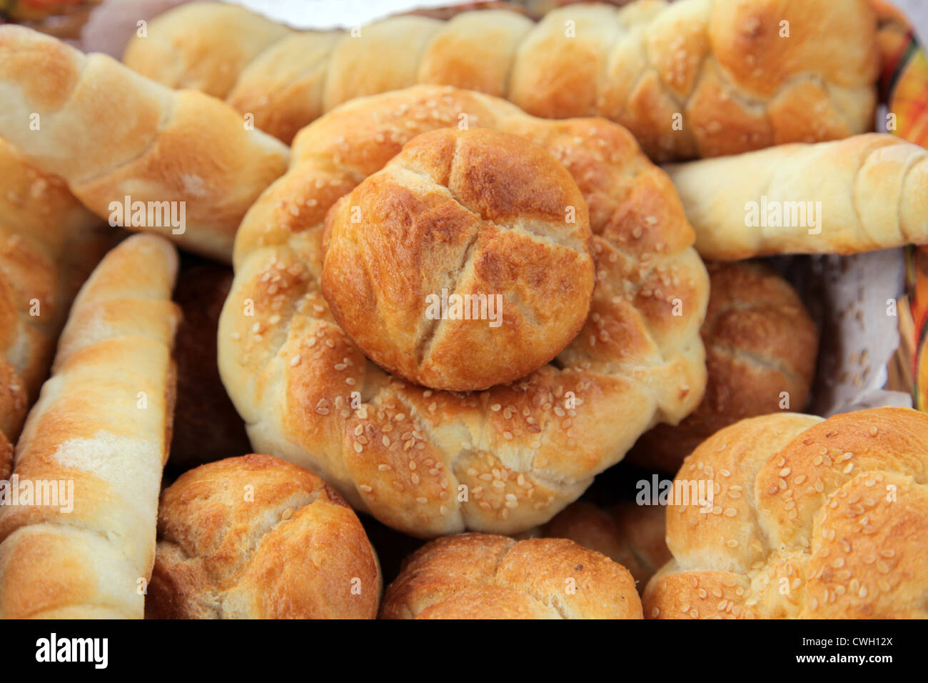 Fresh bread rolls Stock Photo - Alamy