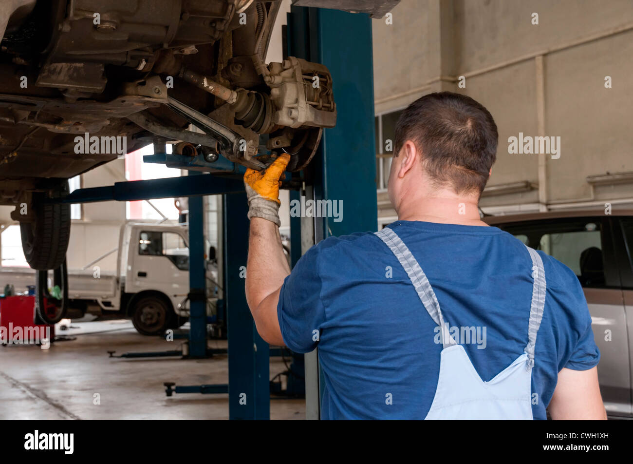 Car service inside Stock Photo - Alamy