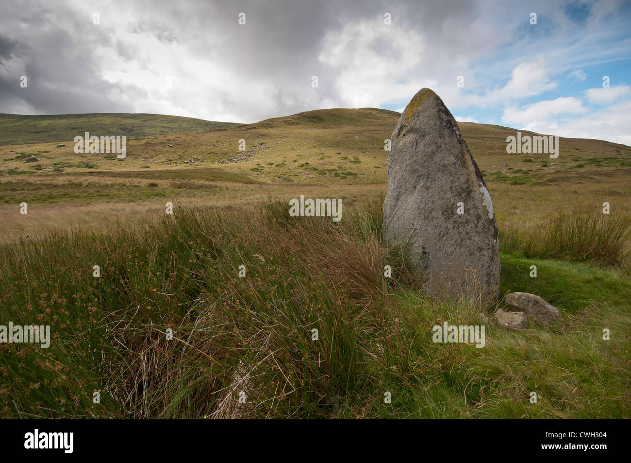 Bwlch-y-Ddeufaen mountain pass Carneddau range North Snowdonia Stock ...