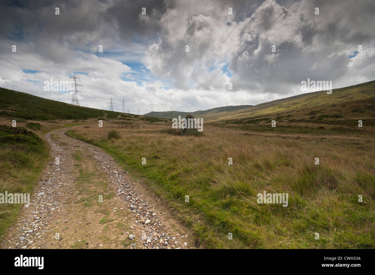 Bwlch y ddeufaen mountain pass carneddau range hi-res stock photography ...
