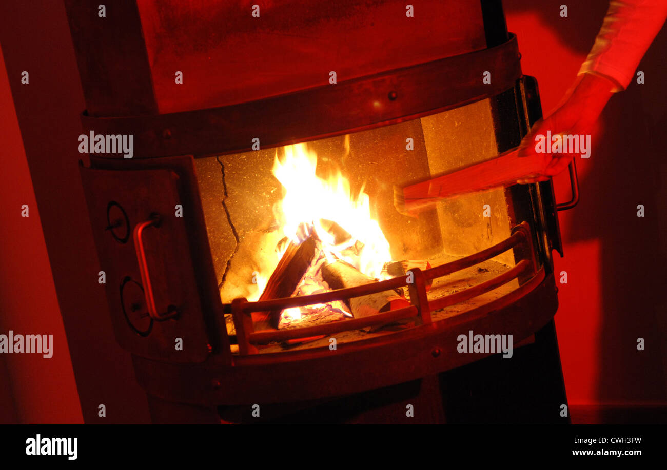 Berlin fire in fireplace hi-res stock photography and images - Alamy