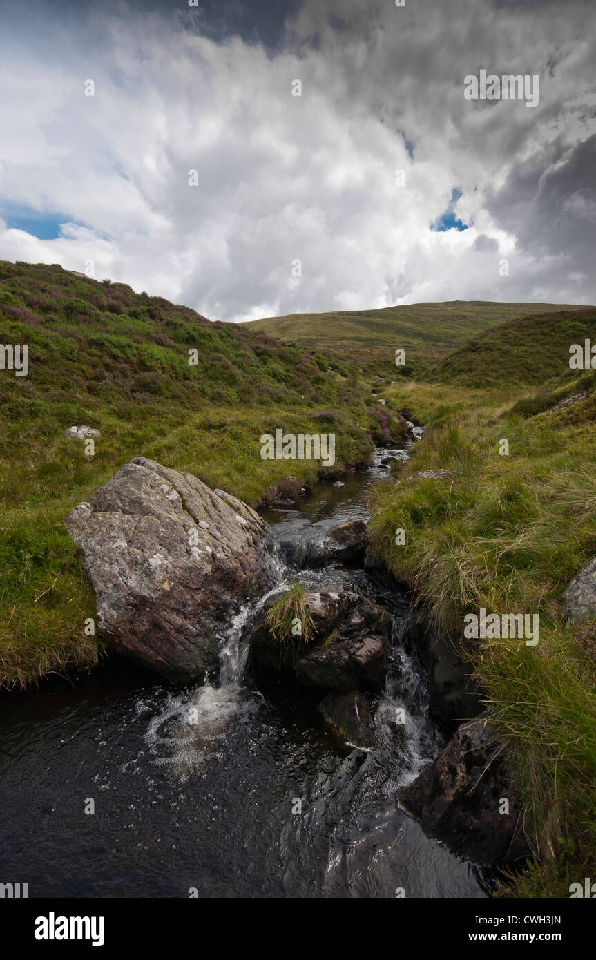 Bwlch-y-Ddeufaen mountain pass Carneddau range North Snowdonia Stock ...