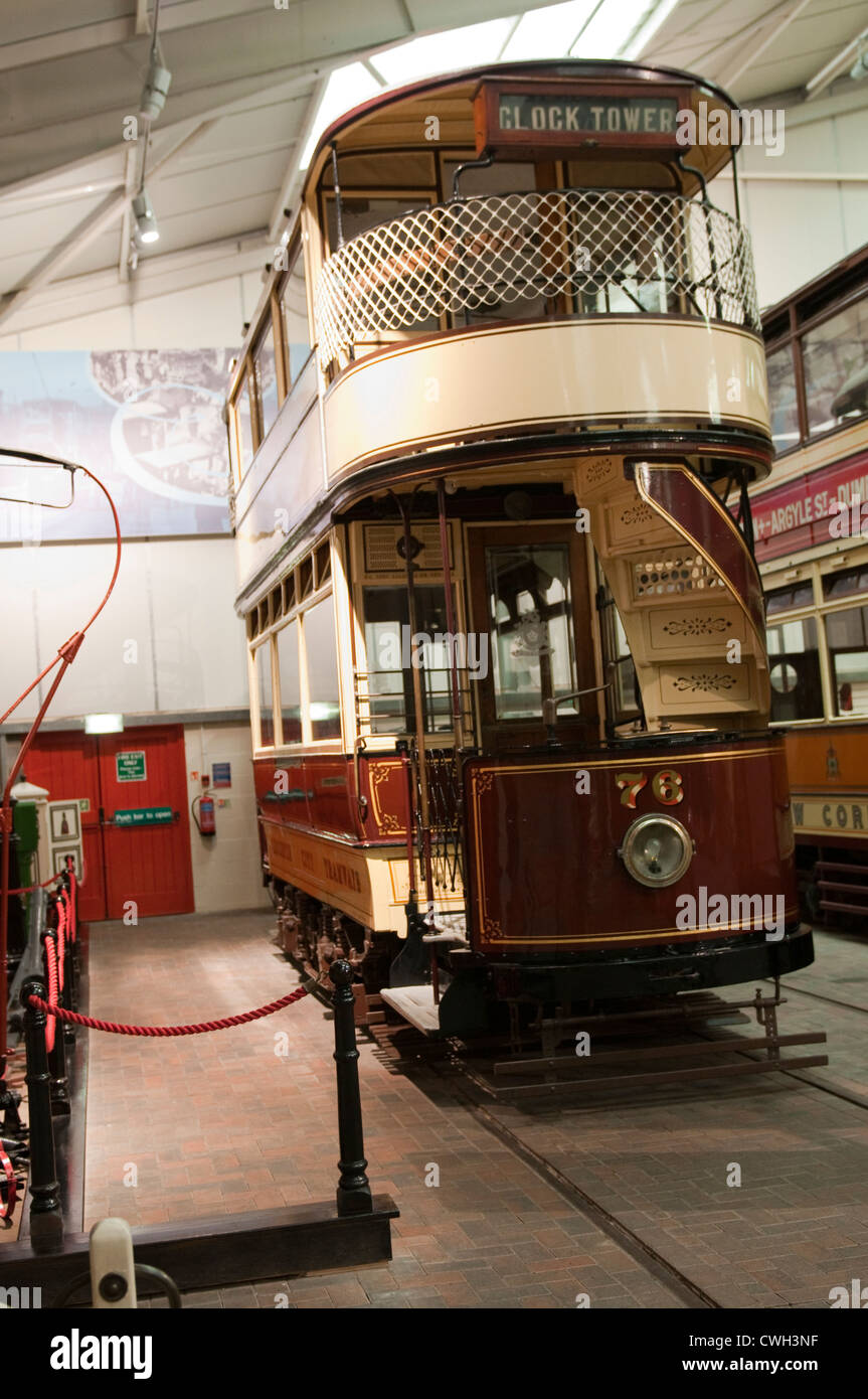 The National Tramway Museum and Village at Crich near Matlock ...