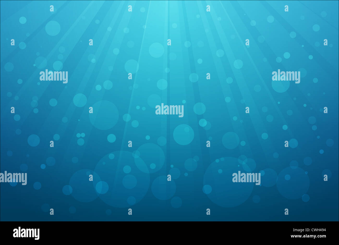 Background of underwater scene with air bubbles Stock Photo - Alamy