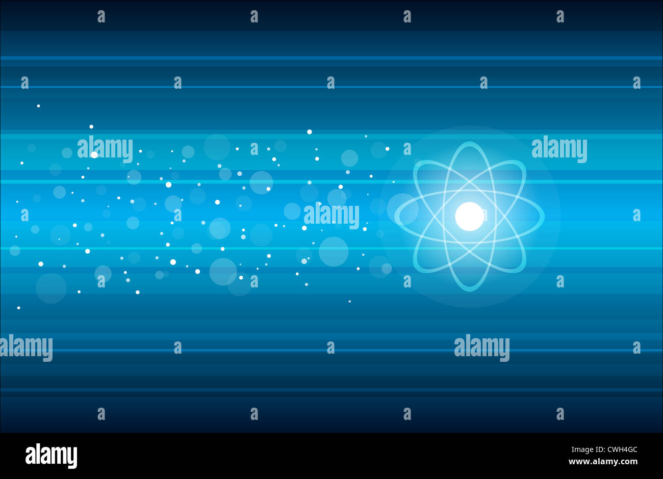One atom speeding up in the blink of an eye Stock Photo - Alamy