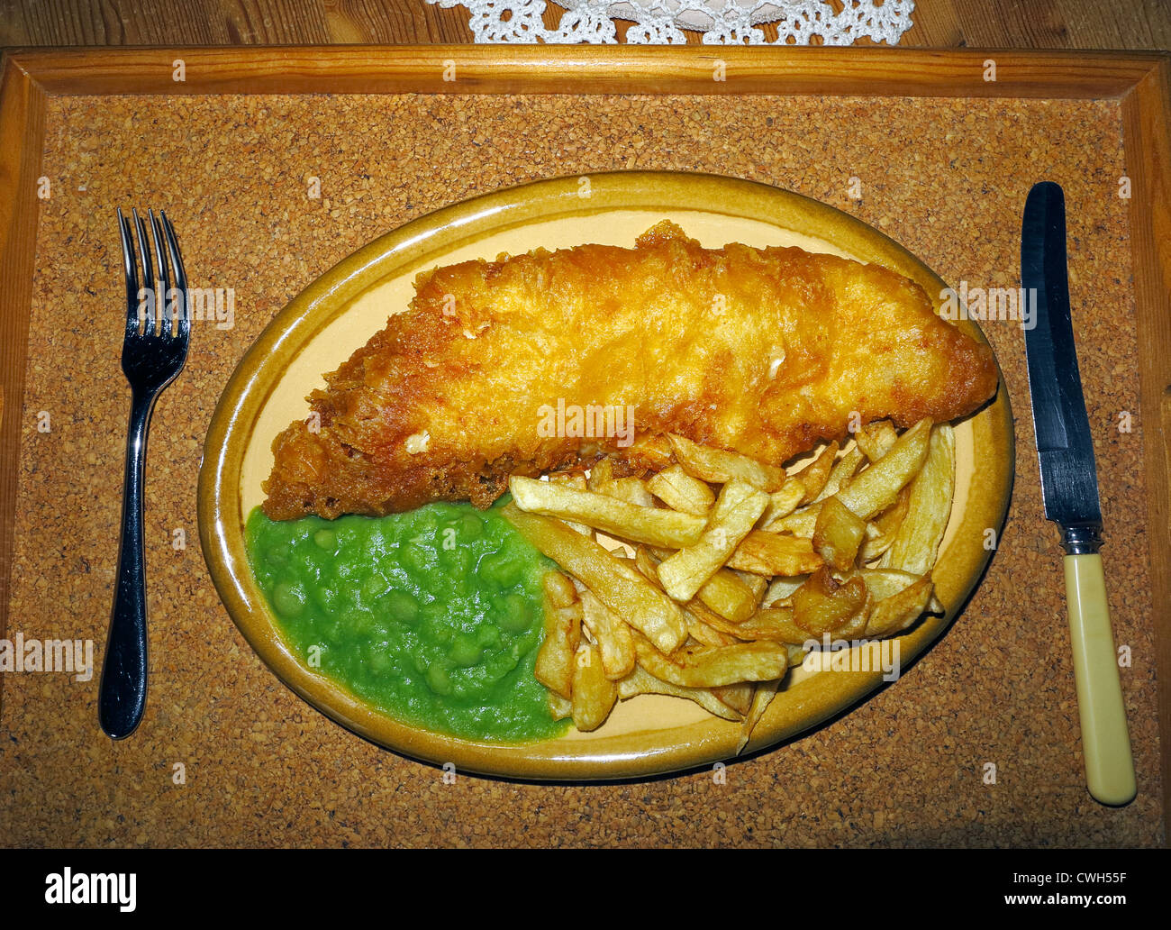 Fish and chip supper Stock Photo - Alamy