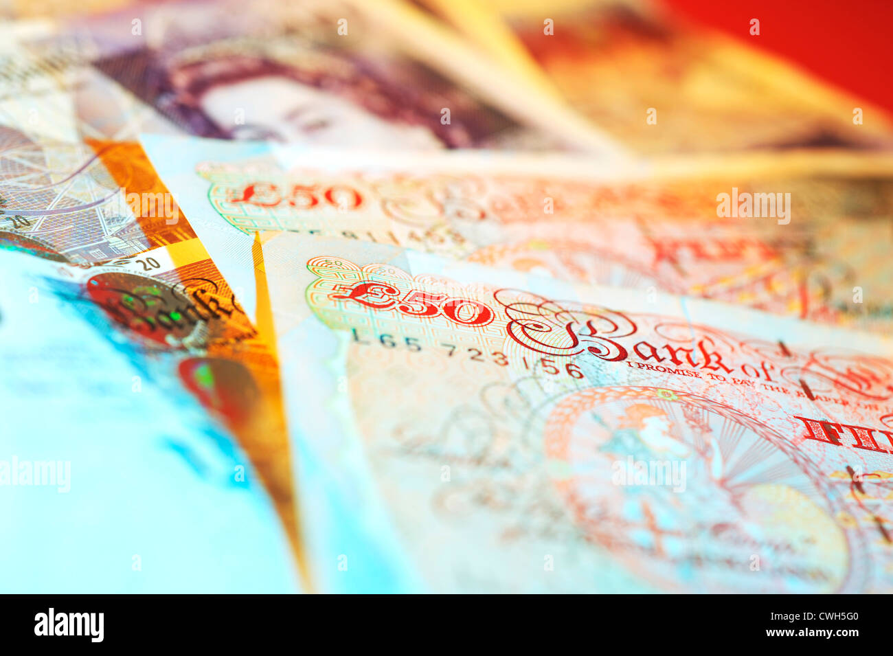 Bank notes uk hi-res stock photography and images - Alamy
