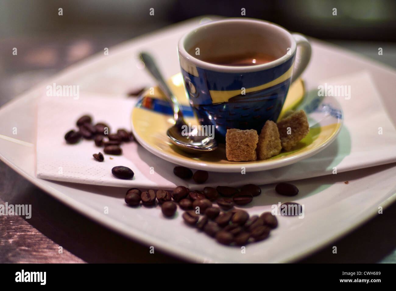 The Italian Espresso coffee Stock Photo - Alamy