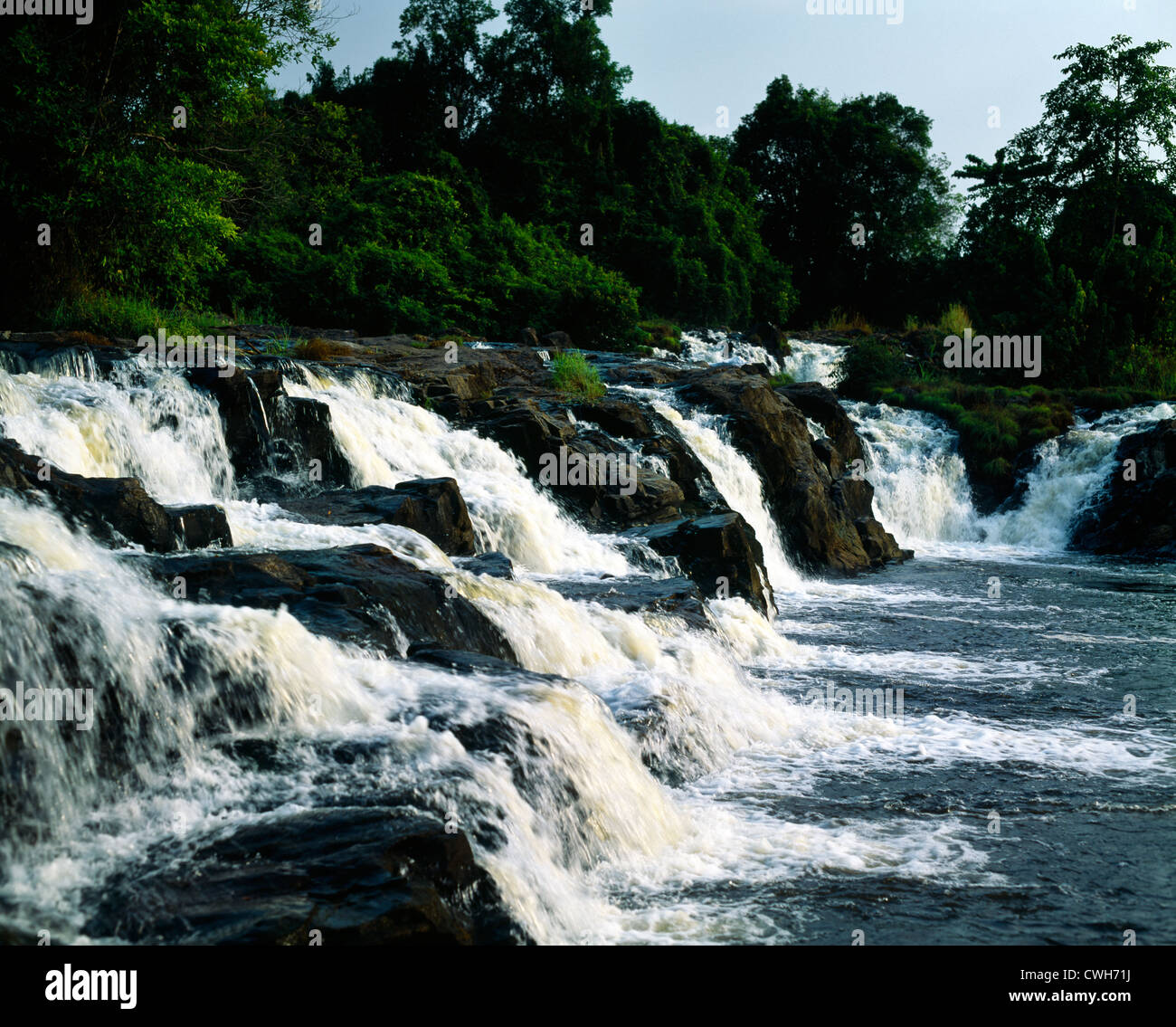Cameroon Waterfall At Kribi Stock Photo - Alamy