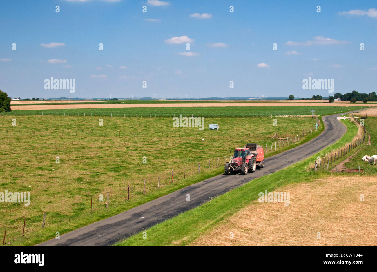French Picardy countryside Stock Photo - Alamy