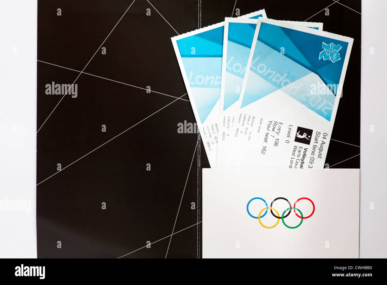 London olympic games ticket hi-res stock photography and images - Alamy