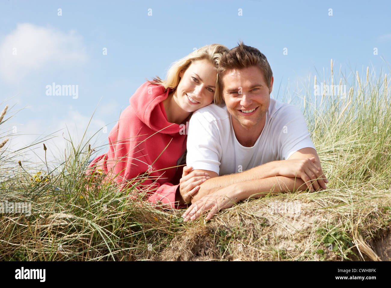Romantic couple outdoors Stock Photo - Alamy