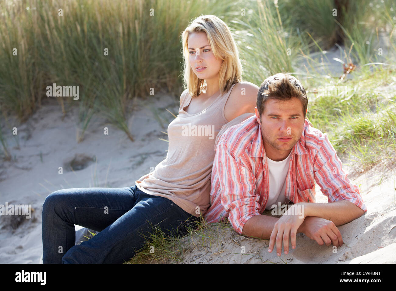 Romantic couple outdoors Stock Photo - Alamy