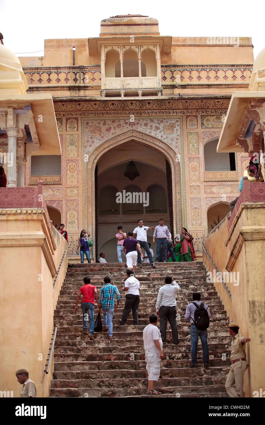 Tourist crowd at Amber fort Jaipur,India Stock Photo - Alamy