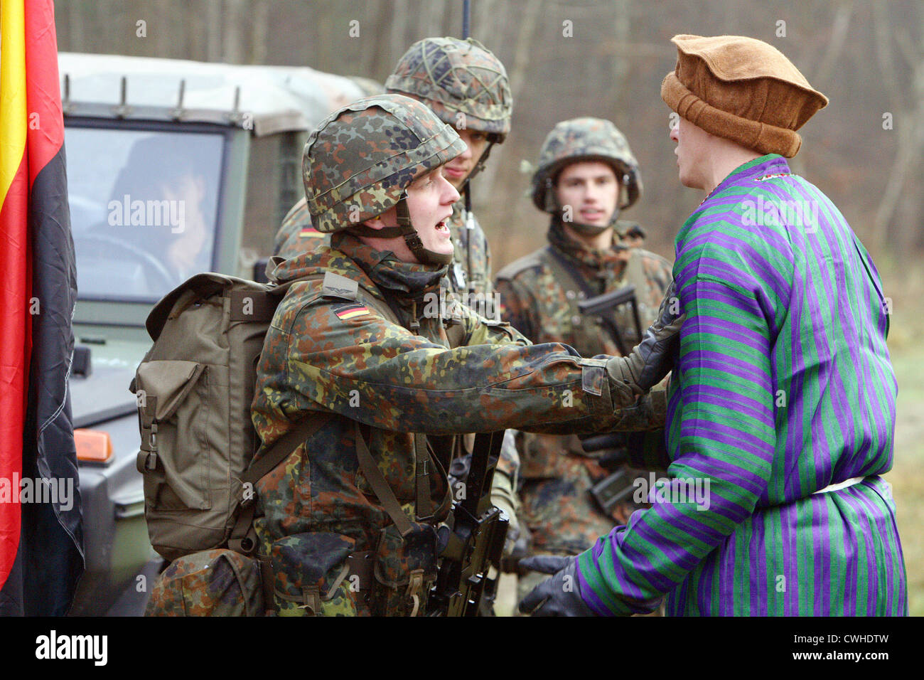 De-escalation in the army at Stock Photo - Alamy
