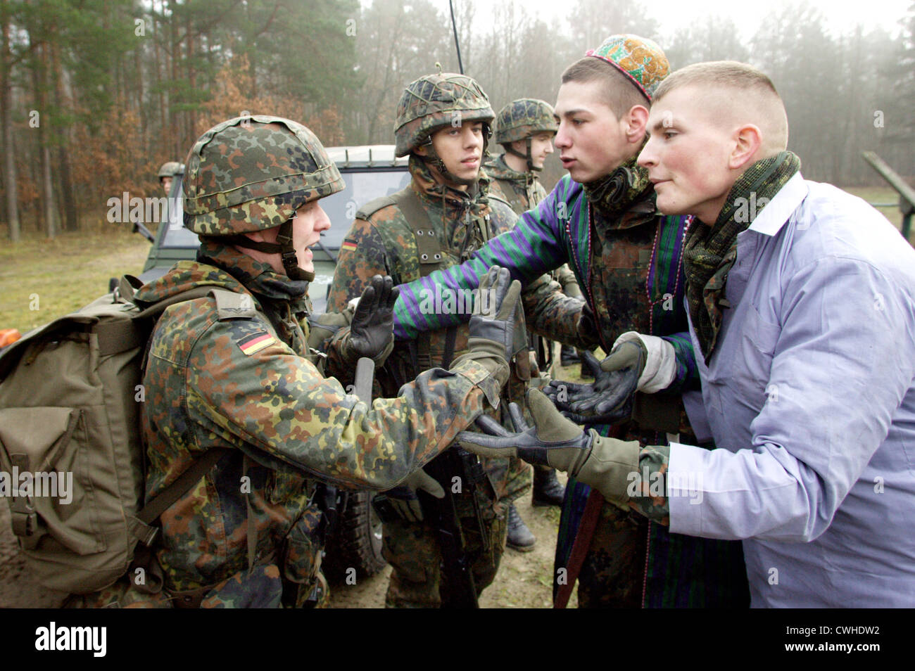 De-escalation in the army at Stock Photo - Alamy