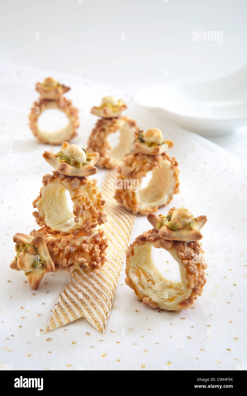 Puff Pastry Rings Stock Photo - Alamy