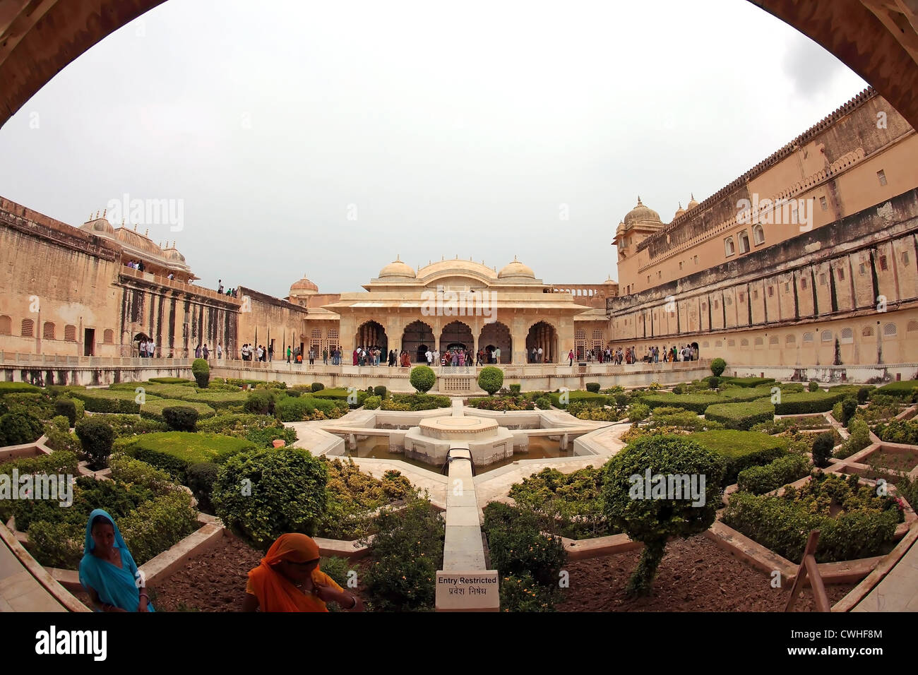 Mughal garden amer fort hi-res stock photography and images - Alamy