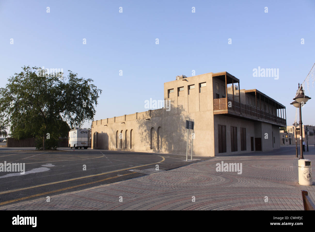 Emirates. Dubai. Urban buildings in the old style Stock Photo - Alamy