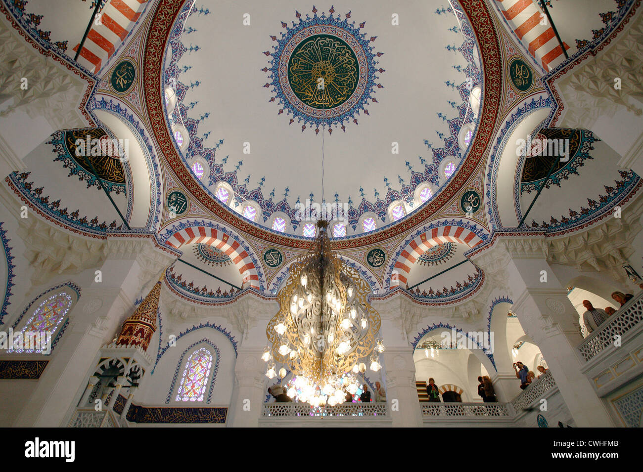 Berlin, open house in Sehitlik Mosque Stock Photo - Alamy