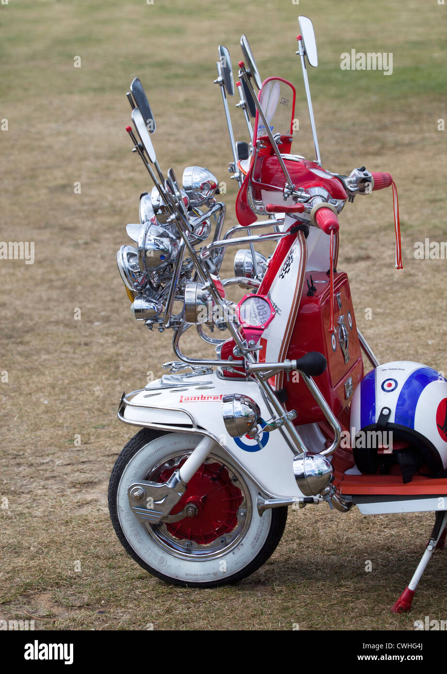 Classic Lambretta Scooter Stock Photo - Alamy