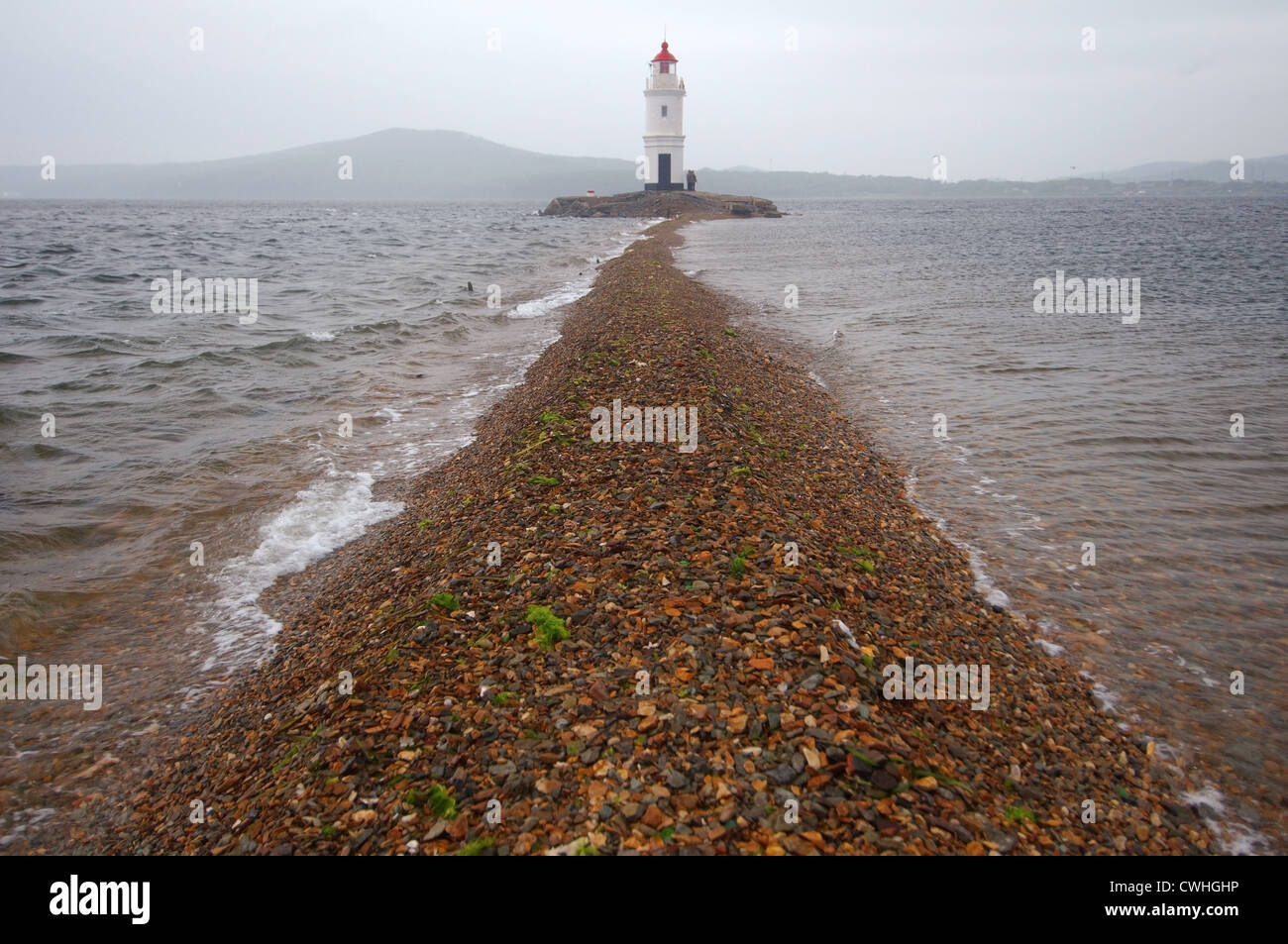 beacon. Vladivostok, Far East, Primorsky Krai, Russian Federation Stock ...