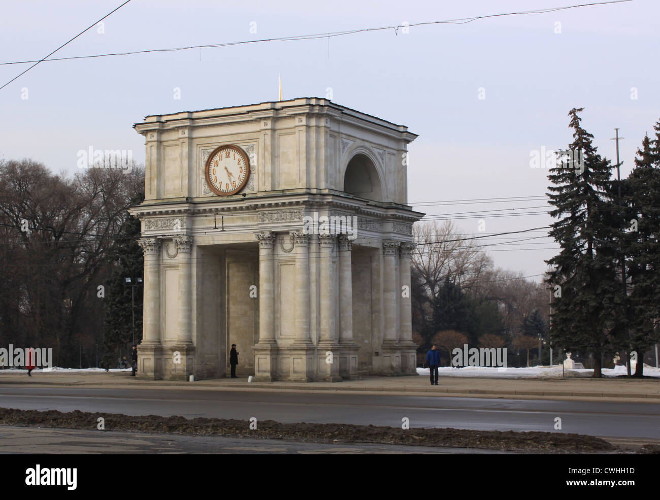 Moldova. Chisinau. Arc de Triomphe (Arch of Victory Stock Photo - Alamy