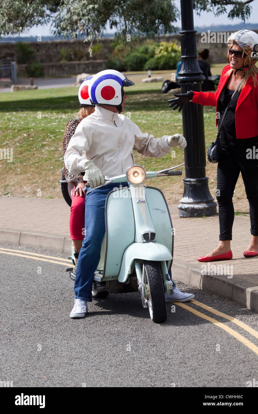 Classic Lambretta Scooter Stock Photo - Alamy