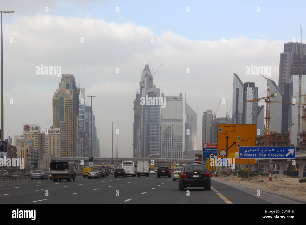 Emirates. Dubai. The streets of the city Stock Photo - Alamy
