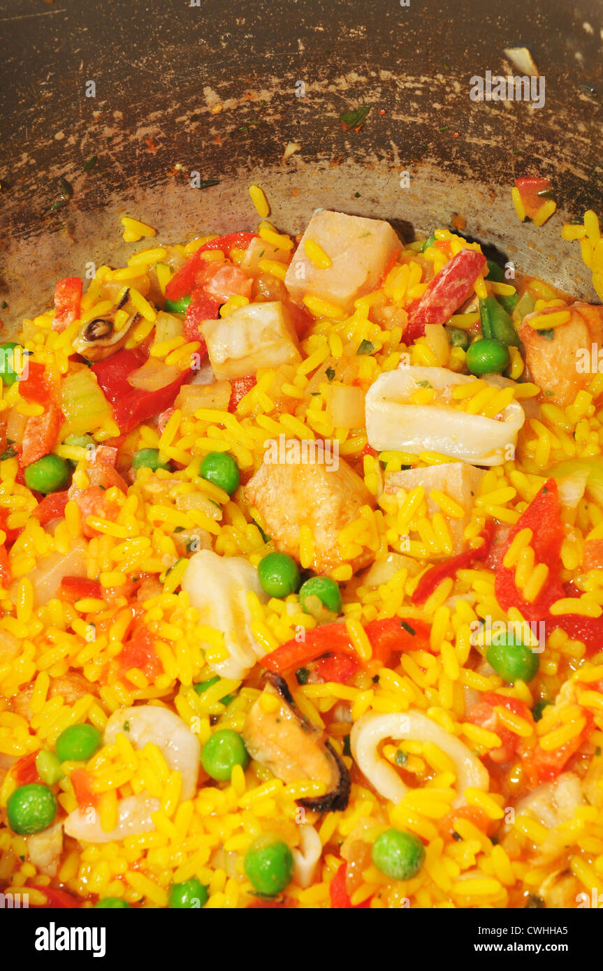 Paella texture hi-res stock photography and images - Alamy