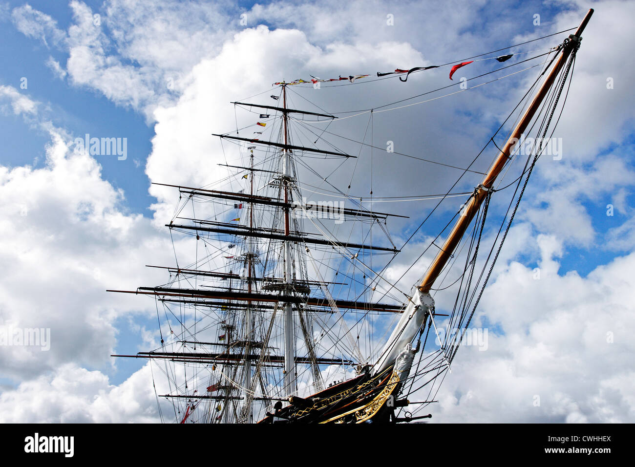 Historic sailing ship cutty sark hi-res stock photography and images ...