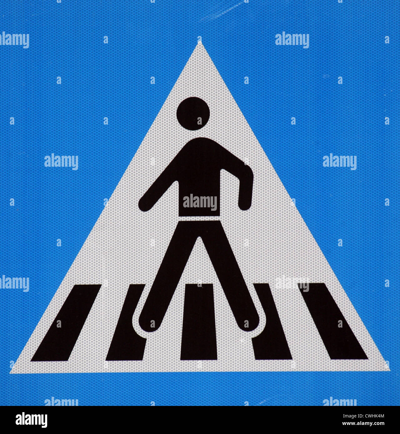 Pedestrian crossing sign Stock Photo - Alamy