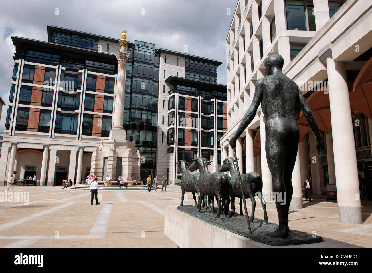 Paternoster Square in the City of London England Stock Photo - Alamy